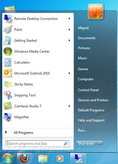 How to Add Run to the Start Menu Windows 7 and Vista - AvoidErrors