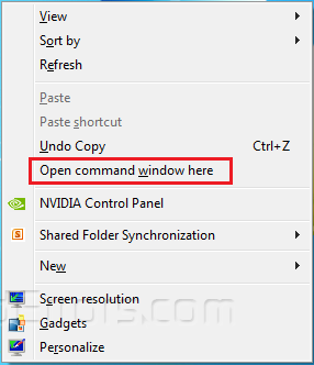 Open Command Prompt From the Right-Click Menu - AvoidErrors