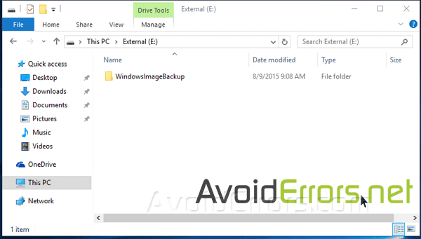How to Create a System Image Backup Windows 10