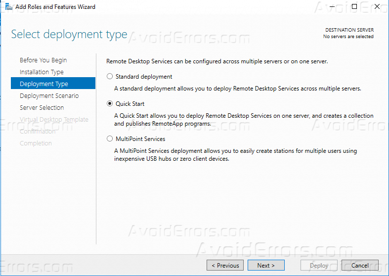 How to Install Remote Desktop Services in Windows Server 2016
