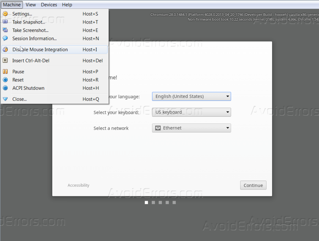 How to Install Google Chrome "Chromium" OS into VirtualBox - AvoidErrors