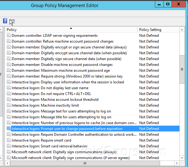 Prompt User to Change Windows Password Before Expiration - Windows Server - AvoidErrors