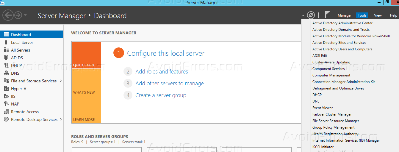 How to Disable Firewall in Windows Server 2012 R2 - AvoidErrors