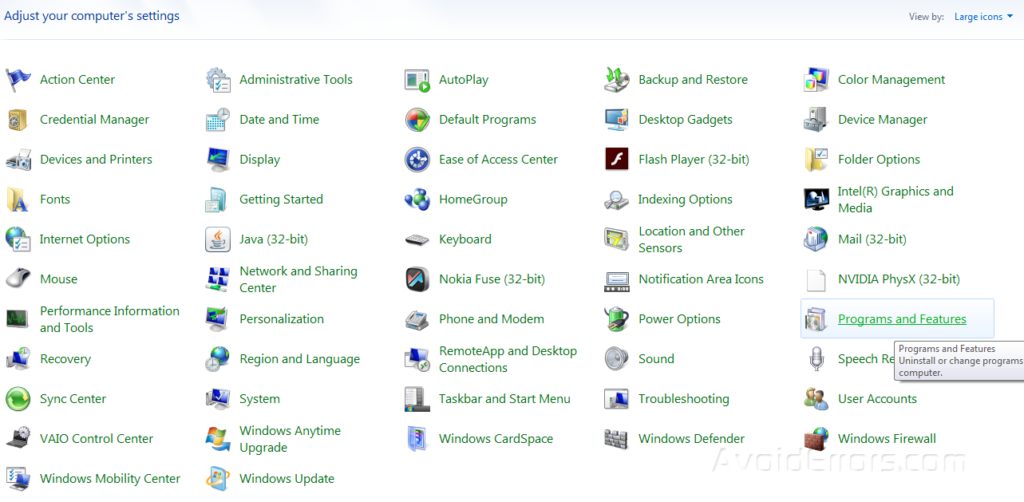 Fix Windows 7 Search and Indexing Issues - AvoidErrors