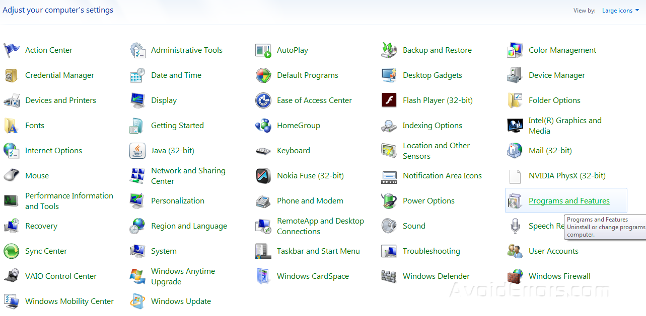 Fix Windows 7 Search and Indexing Issues - AvoidErrors