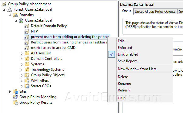 How to Prevent Users From Adding or Deleting the Printer - AvoidErrors