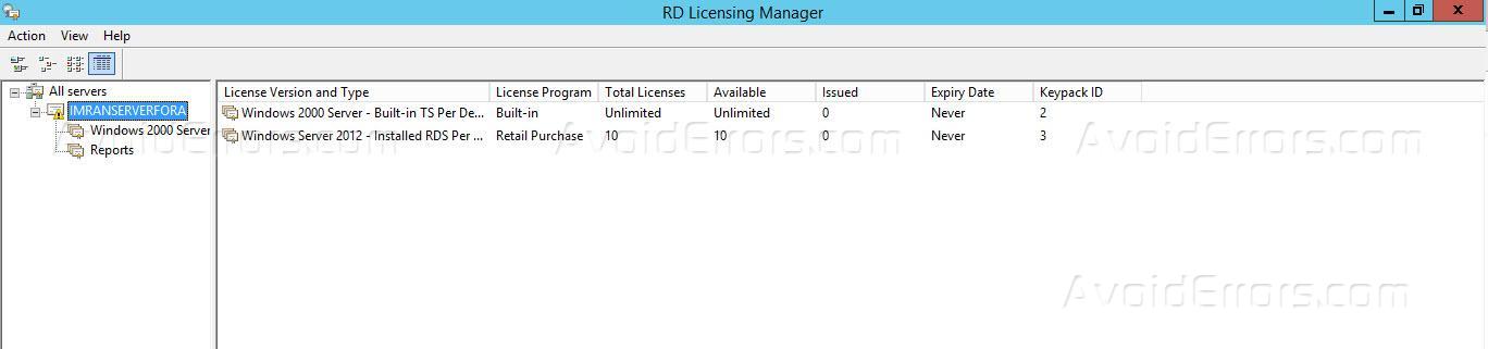How to Activate Remote Desktop License on Server 2012 R2 - AvoidErrors