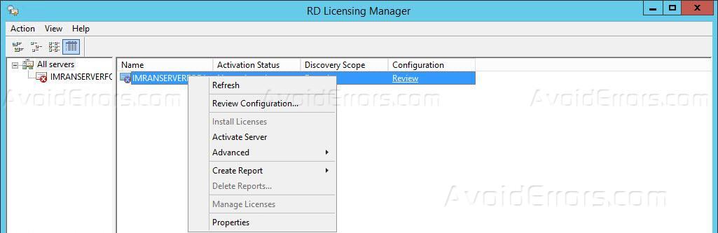 How to Activate Remote Desktop License on Server 2012 R2 - AvoidErrors