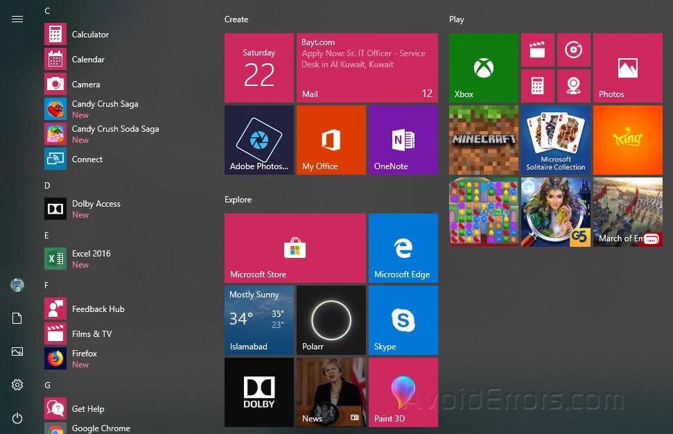 How to Create Keyboard Shortcuts in Windows 10 - AvoidErrors