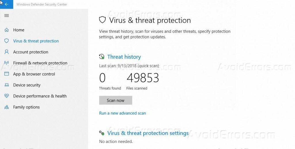 How to Turn Off Real Time Protection Windows 10 - AvoidErrors