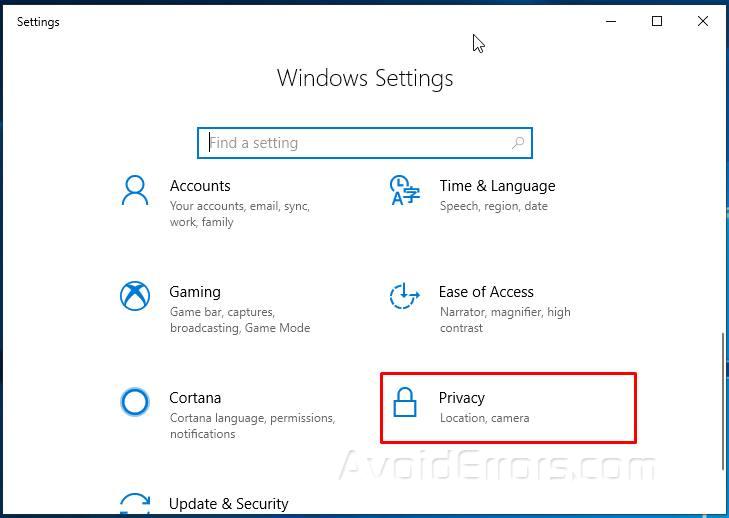 How To Enable Disable Camera Or Webcam Windows 10 Avoiderrors