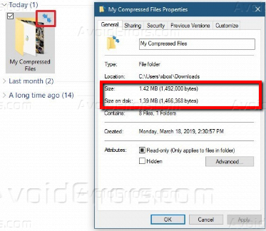 How to Use NTFS Compression - Windows 10 - AvoidErrors