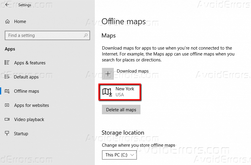 How to Get Offline Maps Windows 10 - AvoidErrors