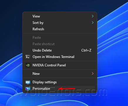 Restore the Old Windows Desktop Icons - Windows 11 - AvoidErrors