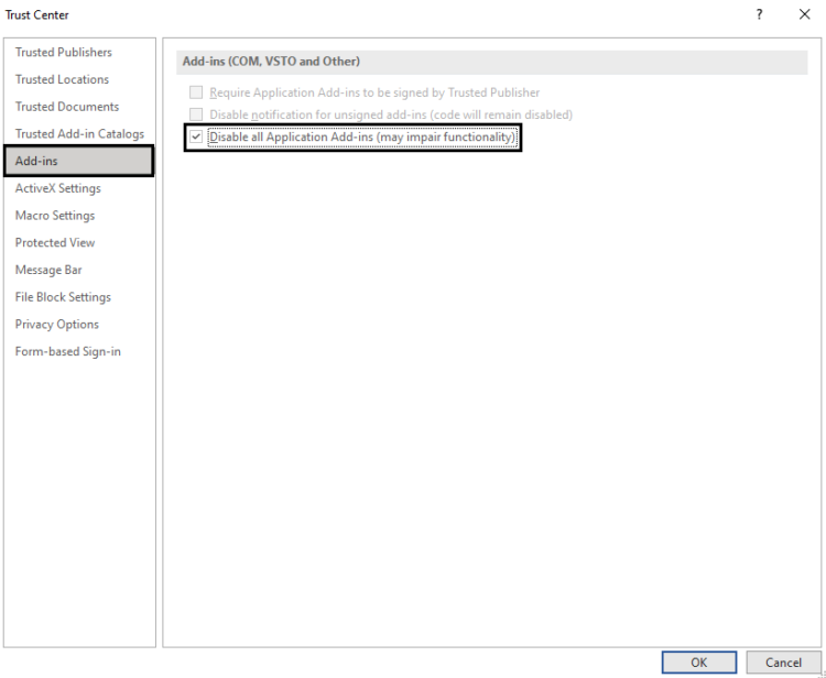 Fix - Word Can’t Do this Because a Dialog Box is Open - AvoidErrors
