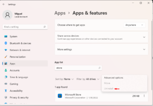 Completely Delete & Uninstall Microsoft Store on Windows 11 - AvoidErrors
