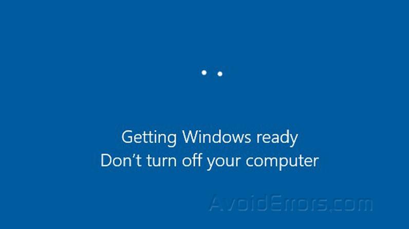 Fix Getting Windows Ready Stuck in Windows 11 - AvoidErrors