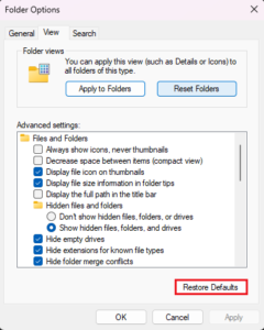 How to Reset File Explorer in Windows 11 - AvoidErrors